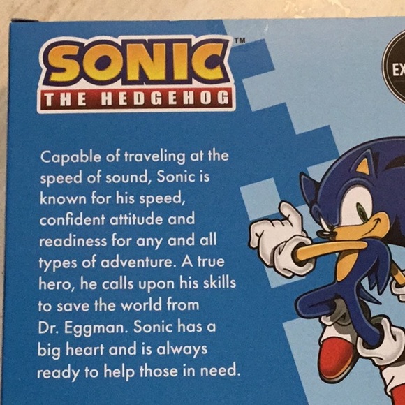 Sonic | Other | Sonic The Hedgehog 28 Sonic And Rings Sega Figurine ...